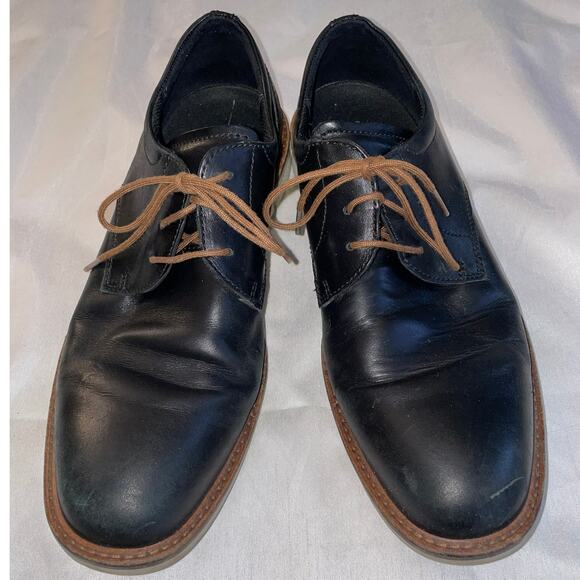 Ecco | Shoes | Ecco Jeremy Hybrid Tie Oxford Moonless Wingtip Size Mens ...